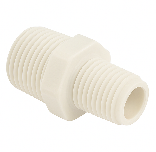 Niple Reducido Polipropileno Blanco